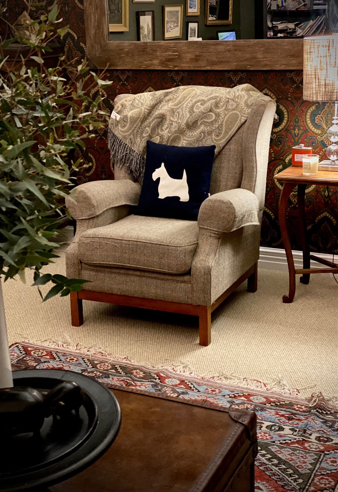 This Harris Tweed Chair tells a story of my journey with Exquisite Woo ...